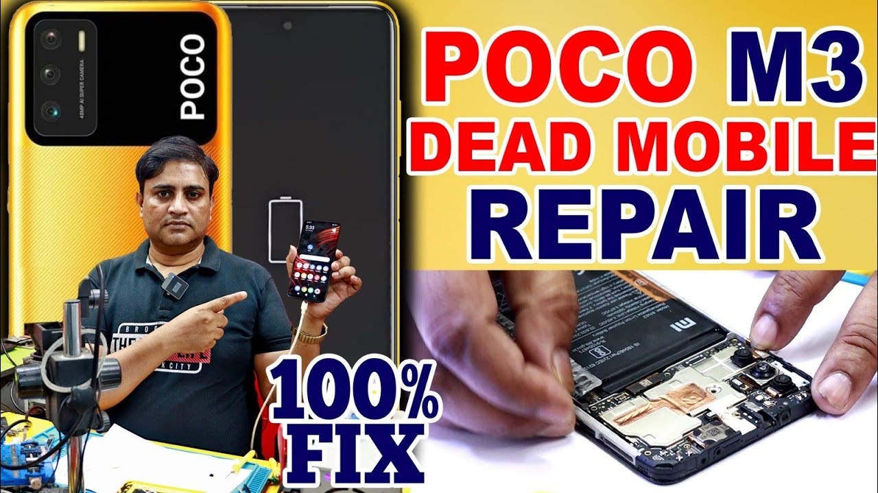 How To Repair Dead POCO M3 Mobile | POCO M3 Power not turning | Mobile ...