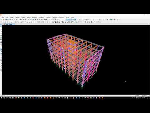 how to learn design sap2000 of steel structure building - YouTube