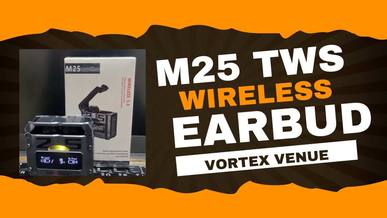 🎧 M25 TWS True Wireless Bluetooth 5.3 Earbuds | HiFi Stereo Sound ...