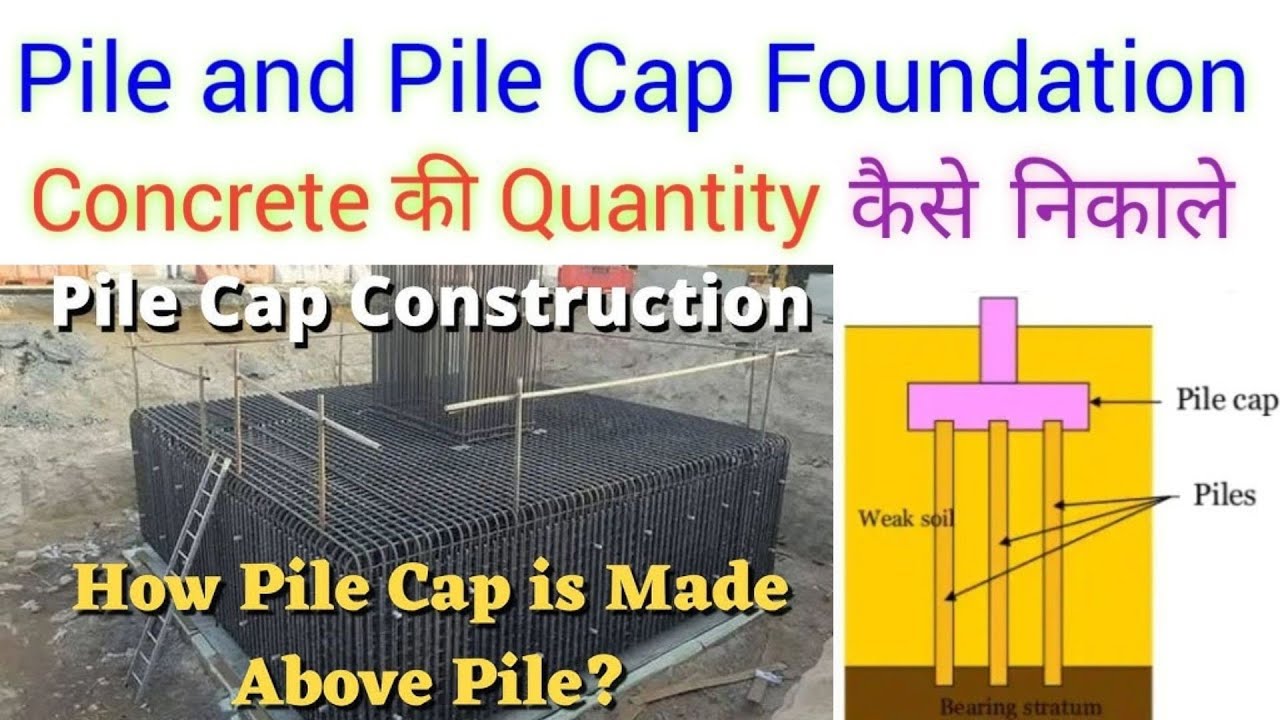 How to Calculate Concrete Quantity in Pile and Pile Cap | Easy Step-by ...