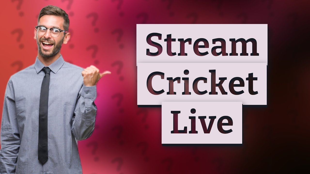 Can I stream cricket live? - YouTube