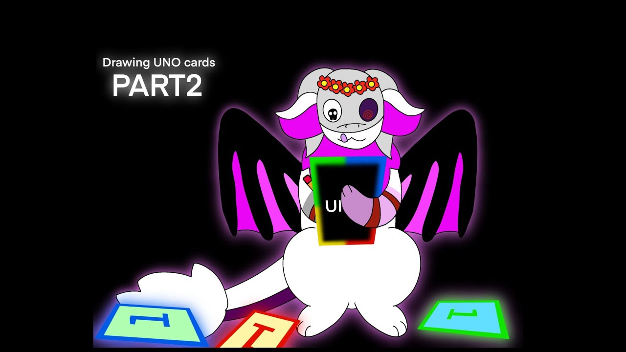 Drawing custom UNO cards part 2 - YouTube