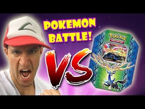SPECIAL INTRO! - Leonhart VS Pokemon Tin FILLED WITH RANDOM BOOSTER ...