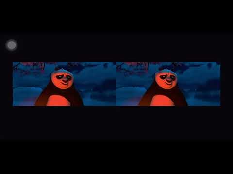 VR split screen||3D Kungfu-panda||Virtual reality - YouTube