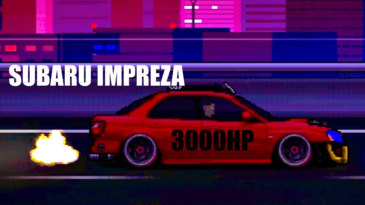 3000HP Subaru Impreza - Pixel Car Racer - YouTube