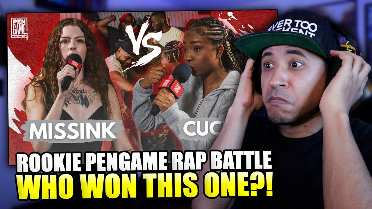MISSINK vs CUCHA | PenGame Rap Battle 2024 (Reaction) - YouTube