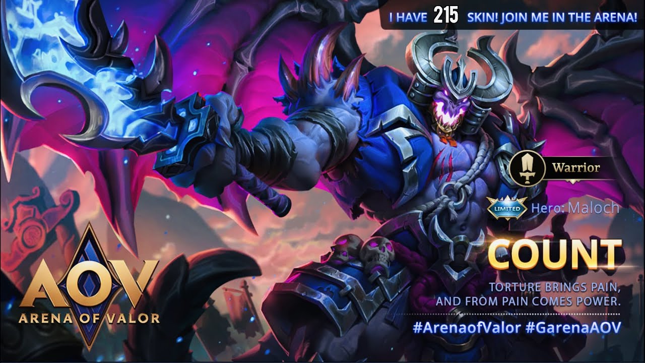 AOV - Arena Of Valor - Maloch gameplay | Support | - YouTube