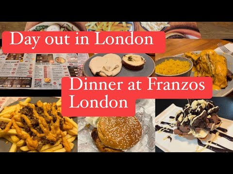 Dinner at Franzos London#ssssalisbury #london #dinner #fastfood #burger ...