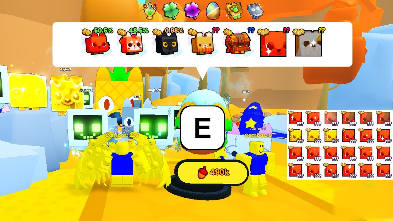 How Many Huge Pet Can I Hatch In The Anniversary Event? - Pet Simulator ...