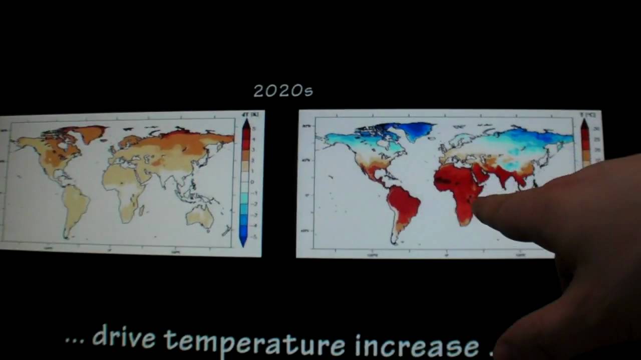 IBM Computer Simulation of Climate Change at CeBIT 2009 - YouTube