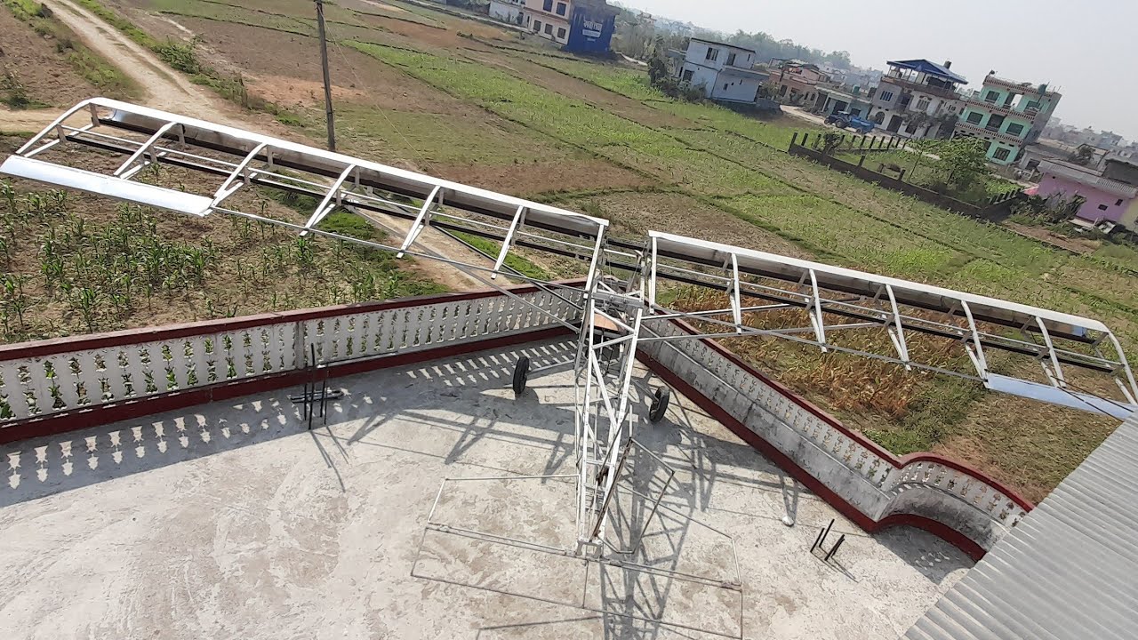 Homemade ultralight plane (half body walk around) - YouTube