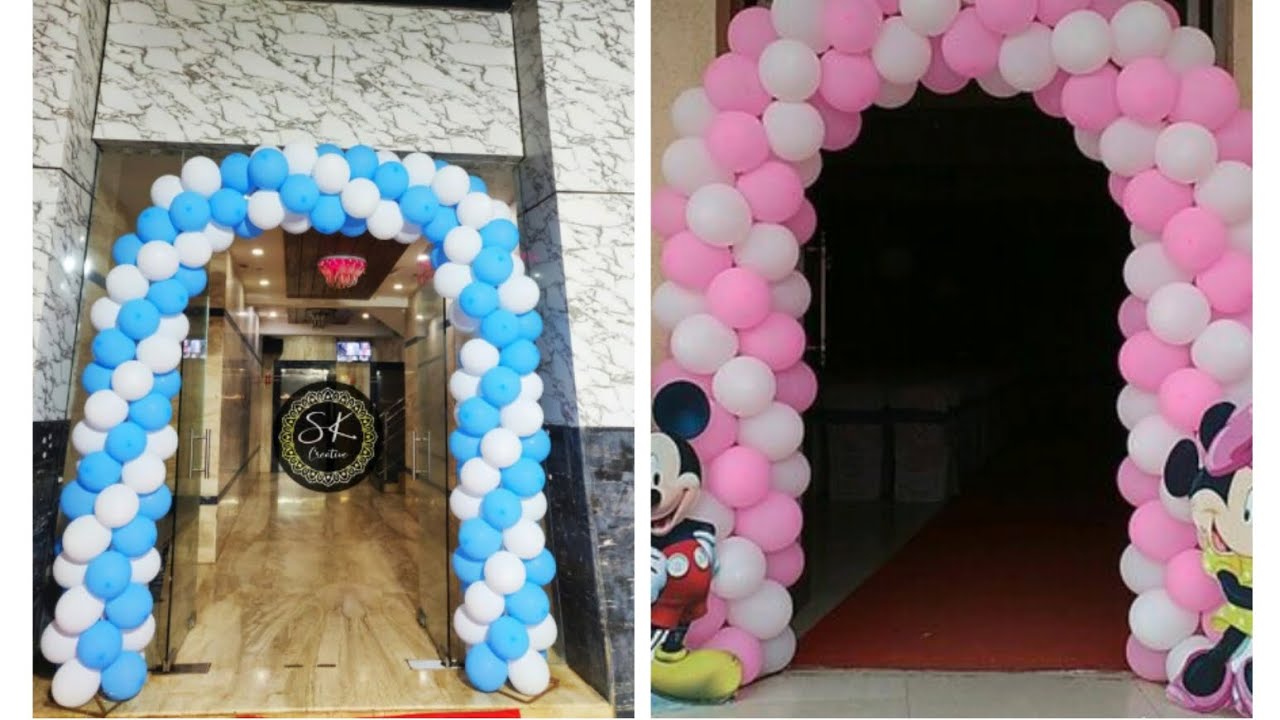 To 10 Balloon Gate Decoration || Balloon Decoration || Balloon Gate ...