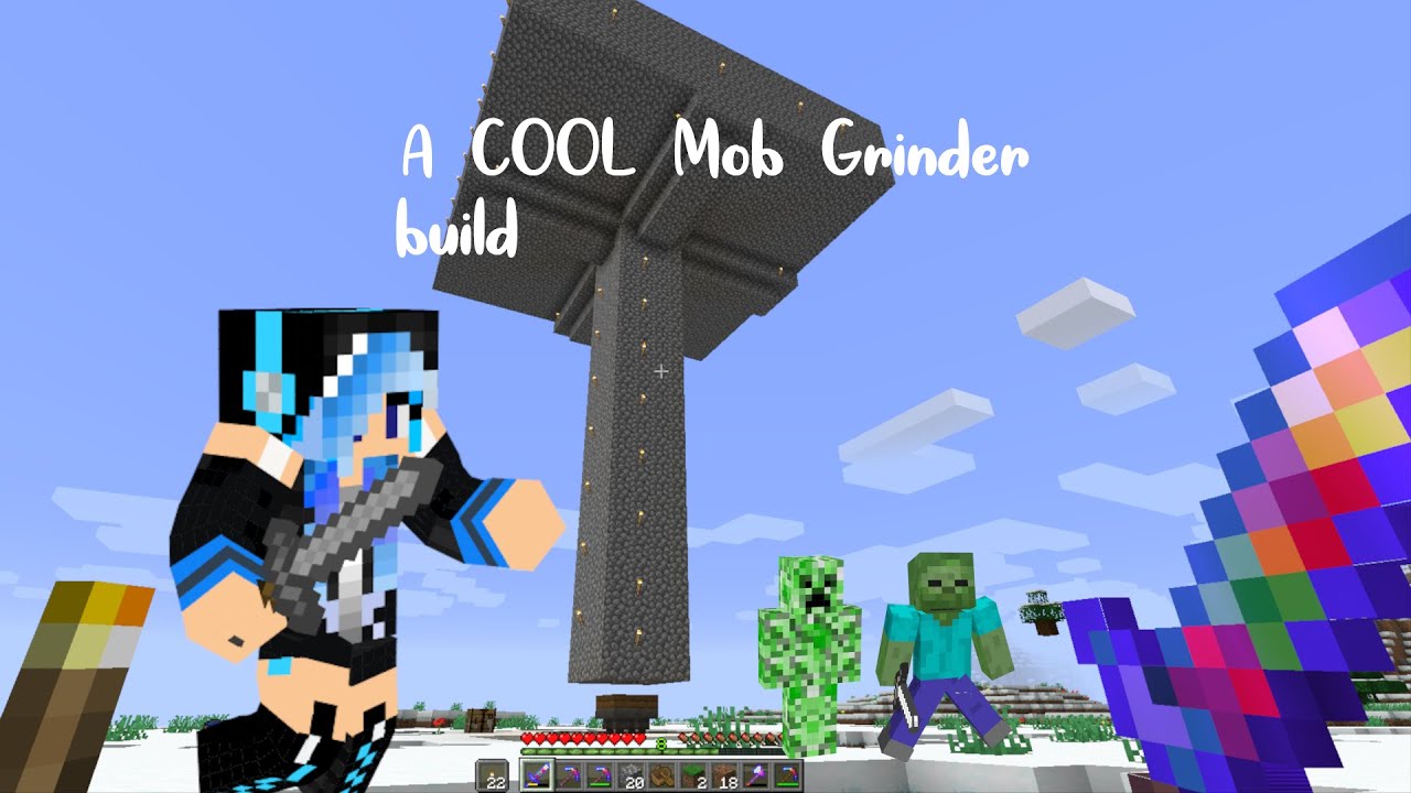 Build A Minecraft Mob Grinder - ep 15 part 1 - YouTube