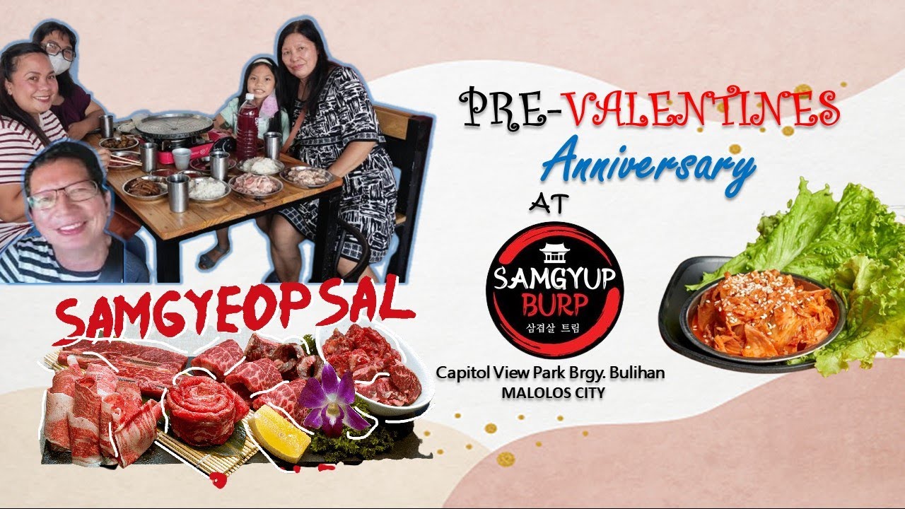Pre Valentines Anniversary at Samgyup Burp - Malolos City - YouTube