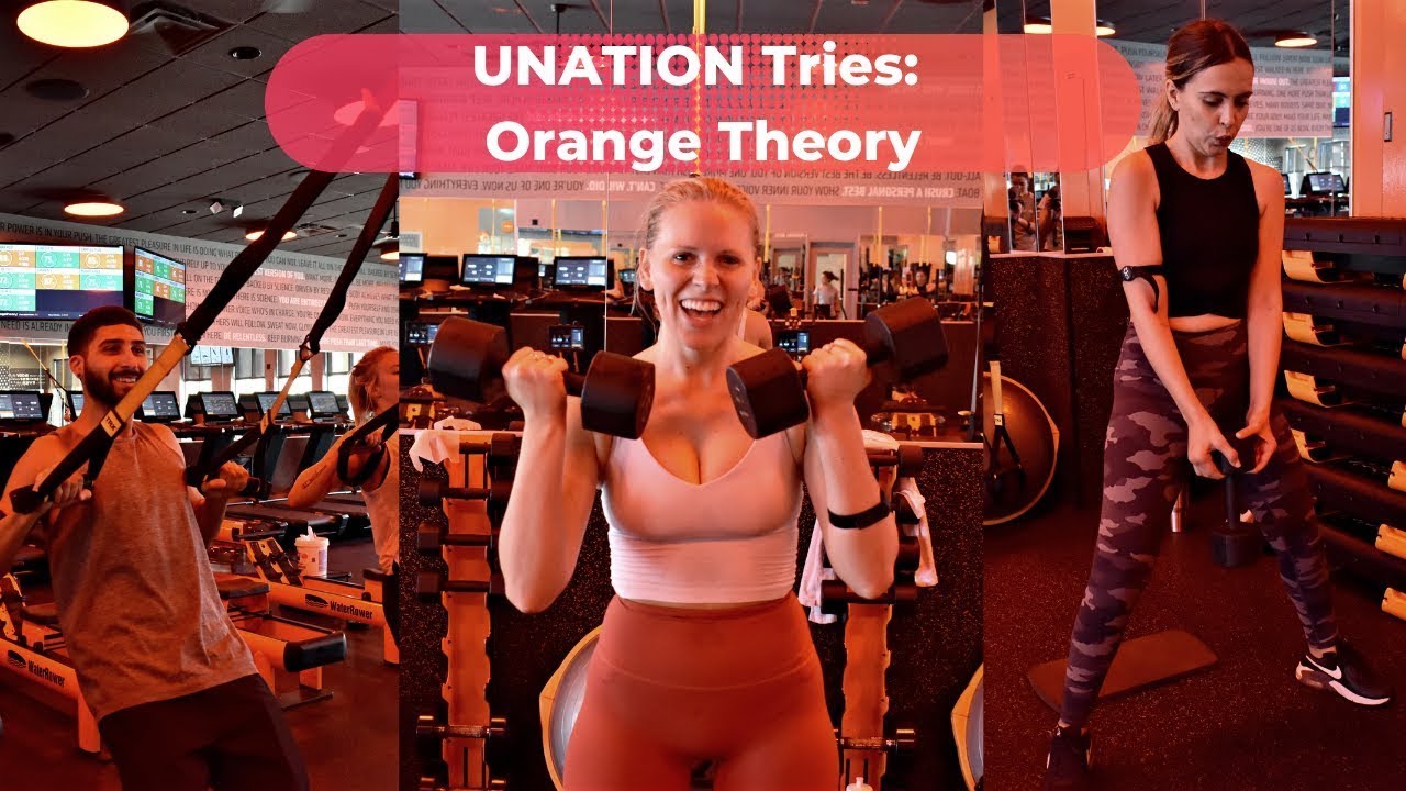 We try Orange Theory Workout Class 🏋️ - YouTube