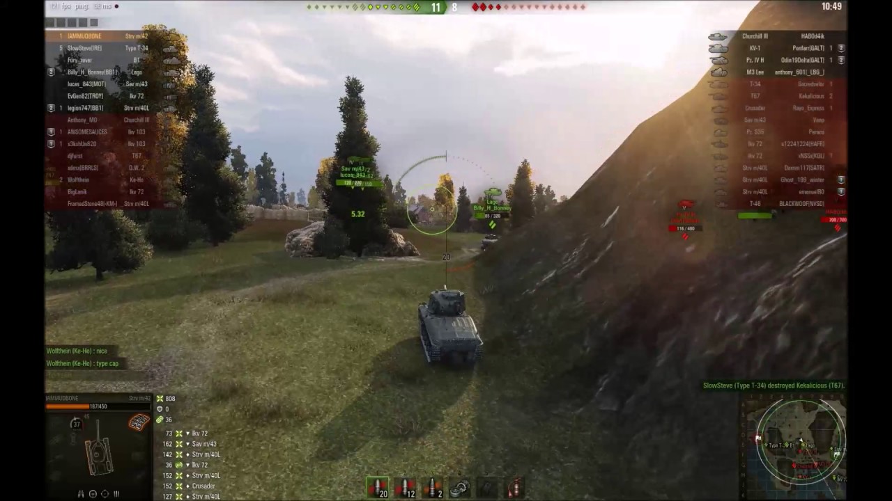 WOT Swedish Tier 5 Medium Tank Strv m/42 - YouTube