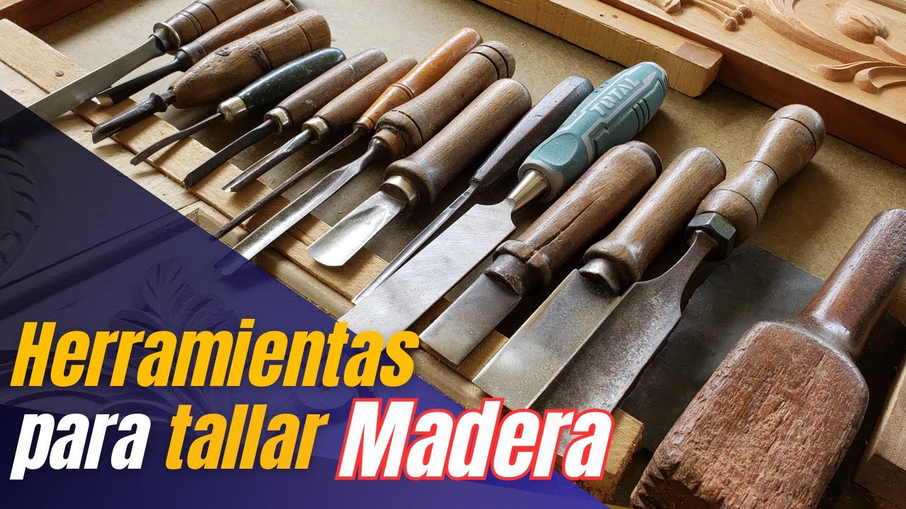 Cuales herramientas necesito para Tallar madera - YouTube