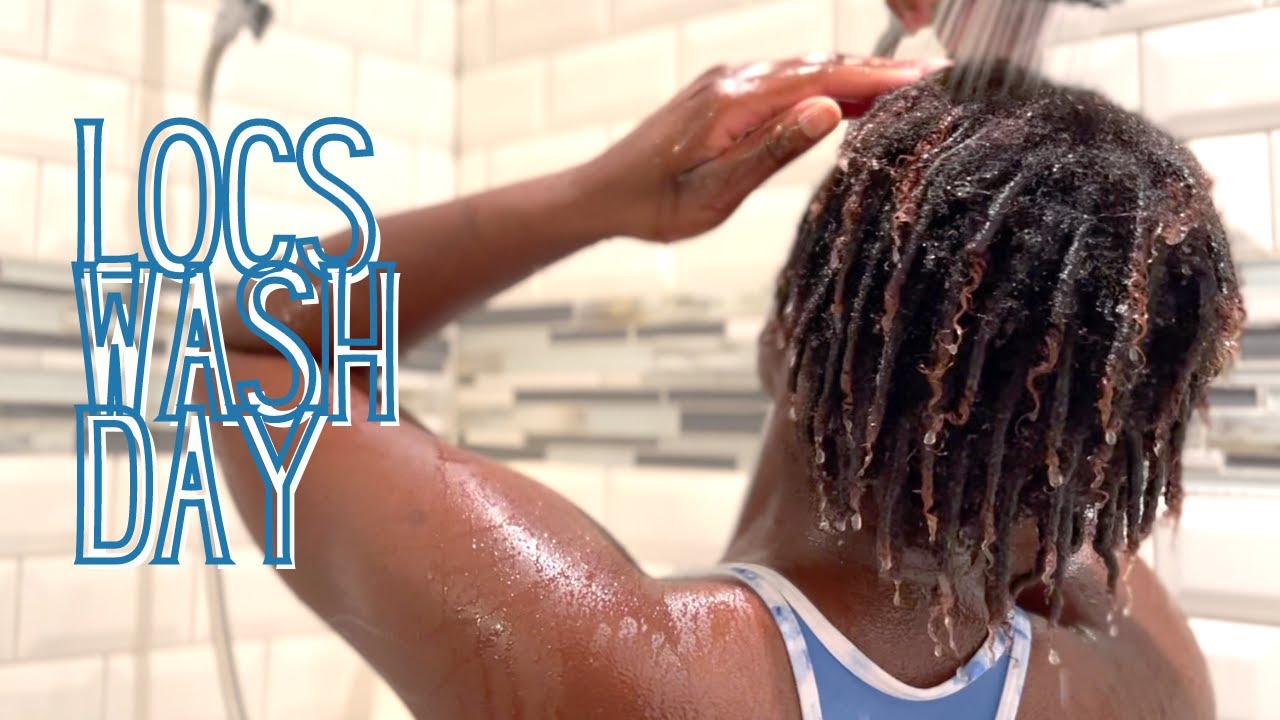 Washing Starter Locs | no net - YouTube