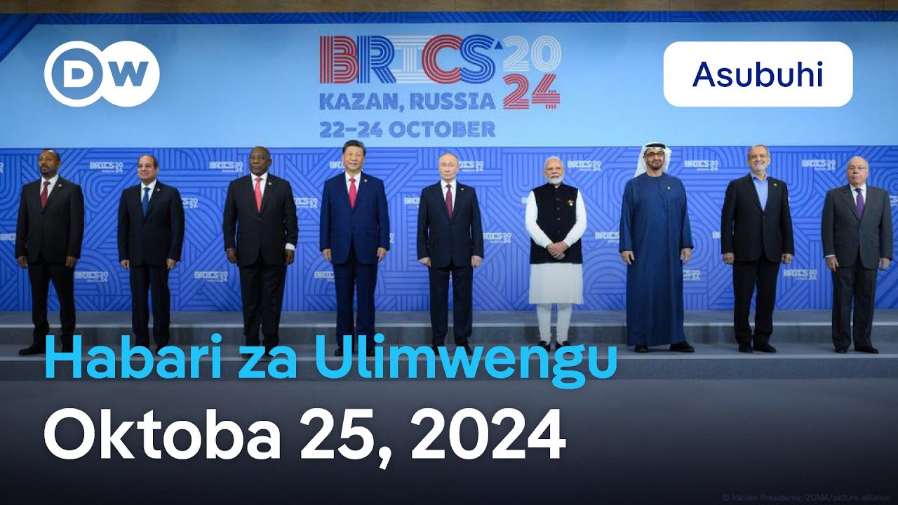 DW Kiswahili Habari za Ulimwengu | Oktoba 25, 2024 | Asubuhi| Swahili Habari leo. - YouTube