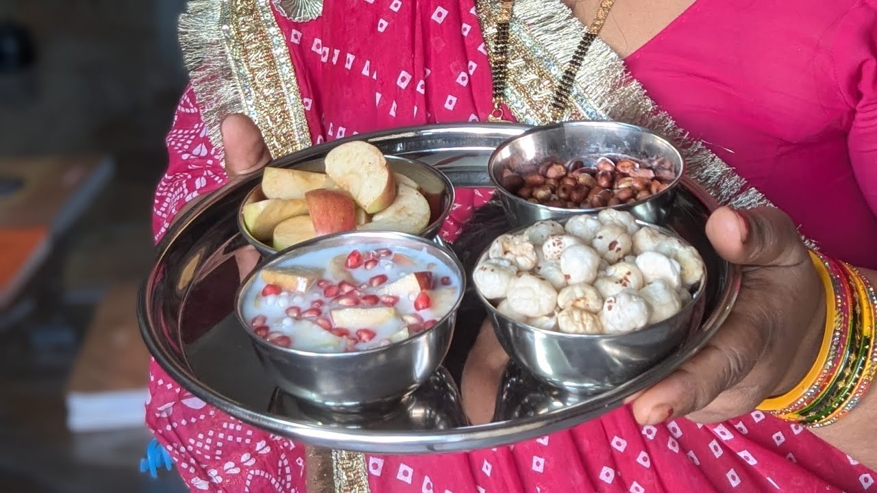 Durga ashtami falahar thali# Happy navratri 🌺 - YouTube