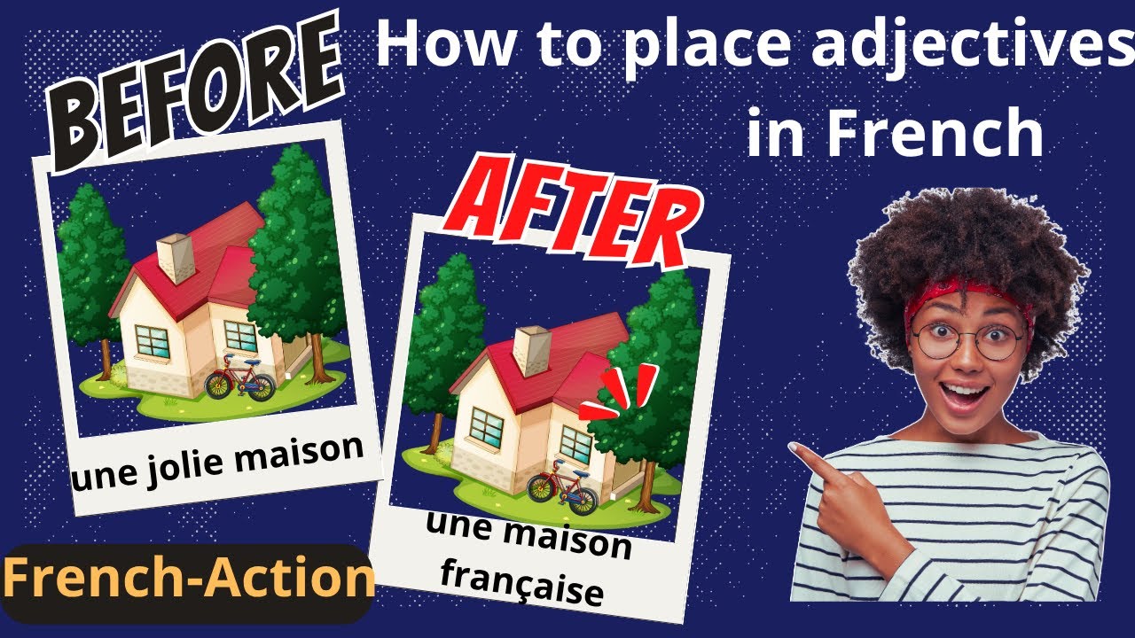 Placement of adjectives in French with Jenny at your fingertips - YouTube