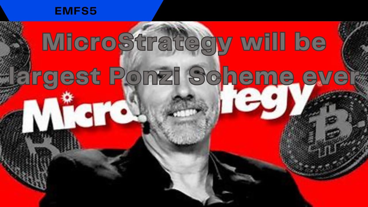 Microstrategy will be the World's largest Ponzi scheme EVER - YouTube