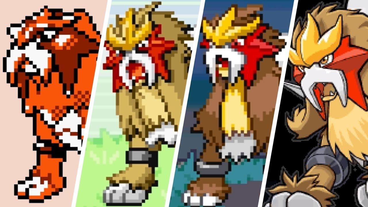 Evolution of Entei Battles (1999 - 2018) - YouTube