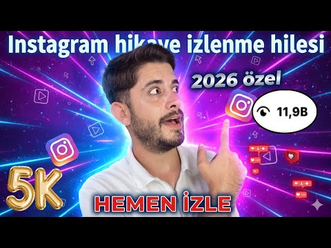 İnstagram Hikaye İzlenme Hilesi 2026 / İnstagram Story Görüntüleme Hilesi - ( Kanıtlı ) 