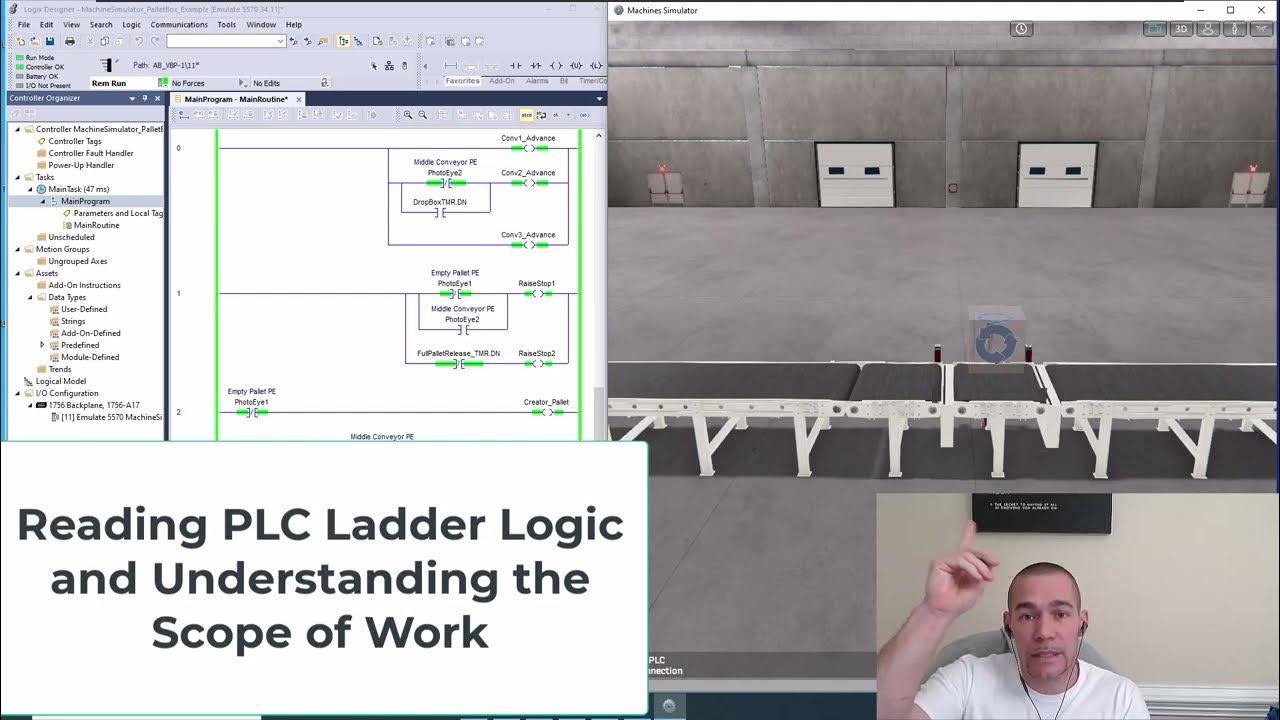 Reading PLC Ladder Logic | Understanding the Scope of Work - YouTube