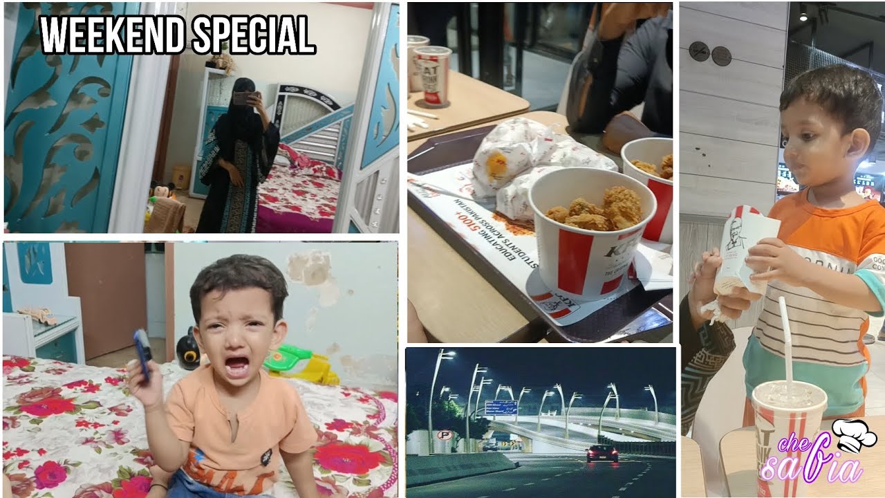 Weekend pe outing krne gae | Abdul rehman ne pareshan kr diya | mother of two | Vlogs with Safia ...