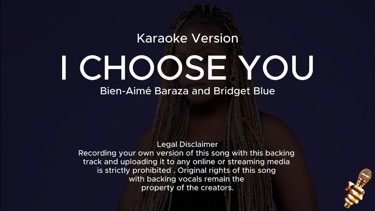Bridget Blue & Bien - I Choose You (Karaoke Version) - YouTube