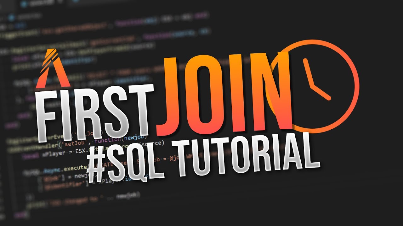 First Join in der Datenbank Speichern | #fivem #sql Tutorial - YouTube