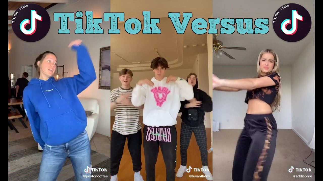 Peytoncoffee VS Anfony VS Addison Rae | 100% IN SYNC TIKTOK COMPILATION ...