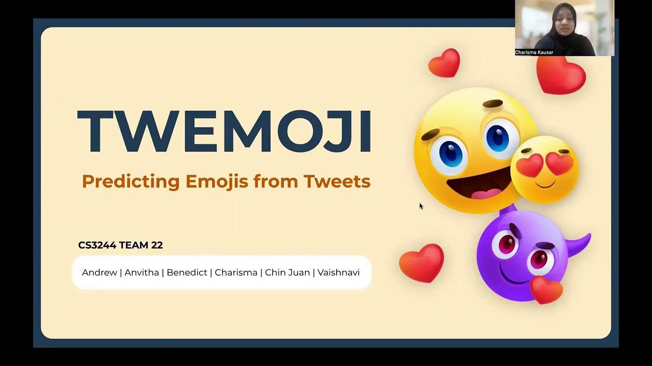 Twemoji - Predicting emojis from tweets using Machine Learning - YouTube