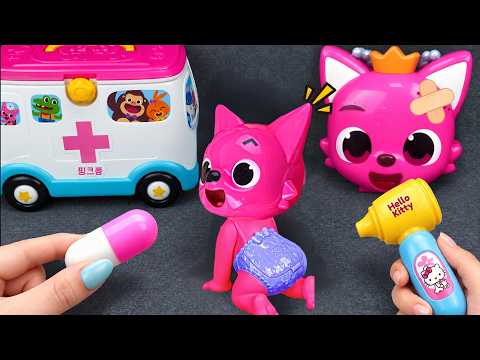 18 Minutes Satisfying Unboxing Ambulance Playset ASMR, Pinkfong Doctor First Aid Toys | Tana Toys