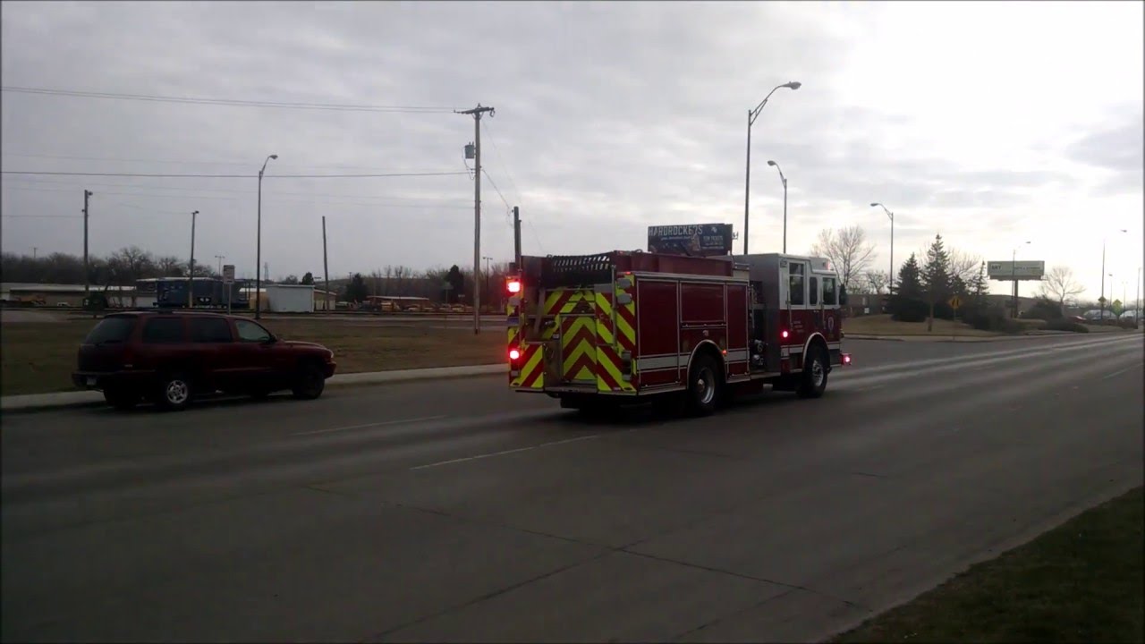RCFD Engine 1 Responding to General Fire Alarm - YouTube