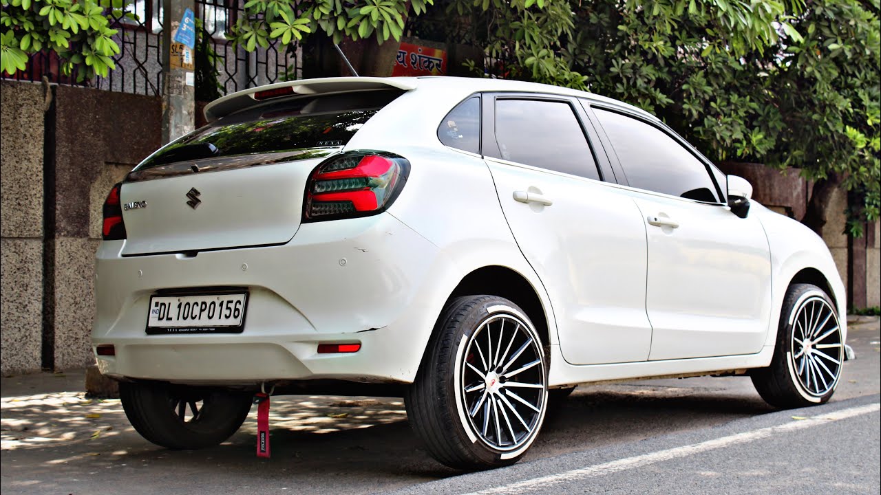 New baleno modified | 17” alloys in baleno | Mercedes style tail light ...