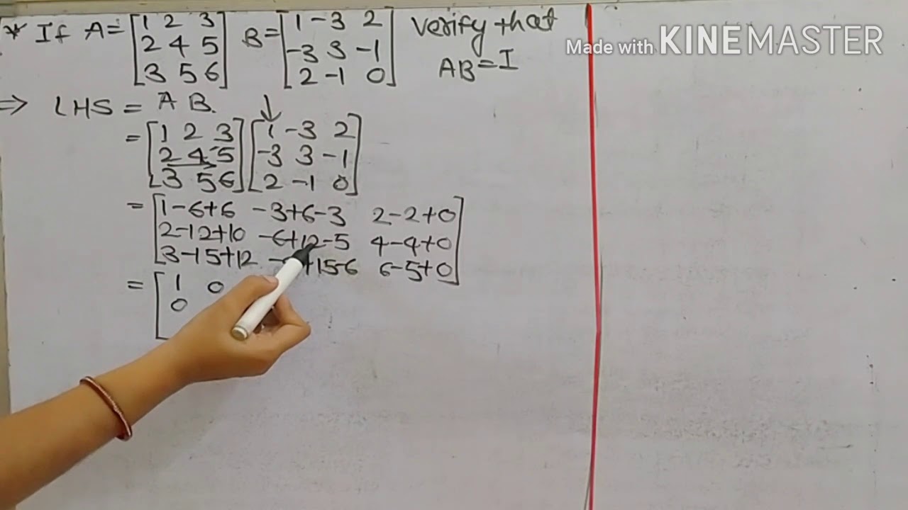 Matrix lecture 5 ( class 11) - YouTube