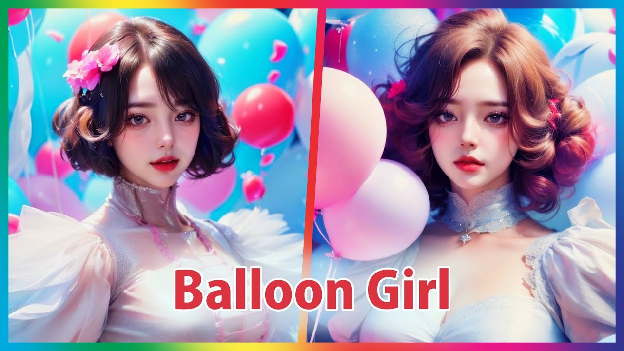 #21 Balloon Girl | AI Animations | AI Videos | AI Cosplay - YouTube