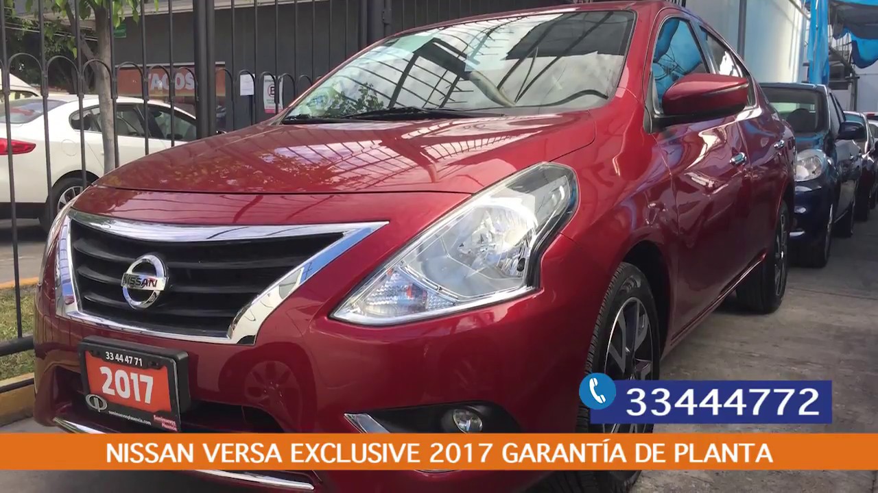NISSAN VERSA EXCLUSIVE 2017 - Seminuevos Plasencia - YouTube