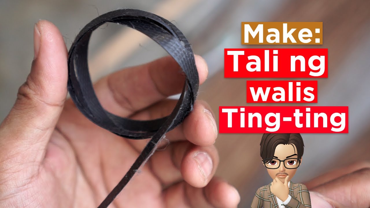 Make - Tali ng Walis Tingting (broom collar, band or strip) - YouTube
