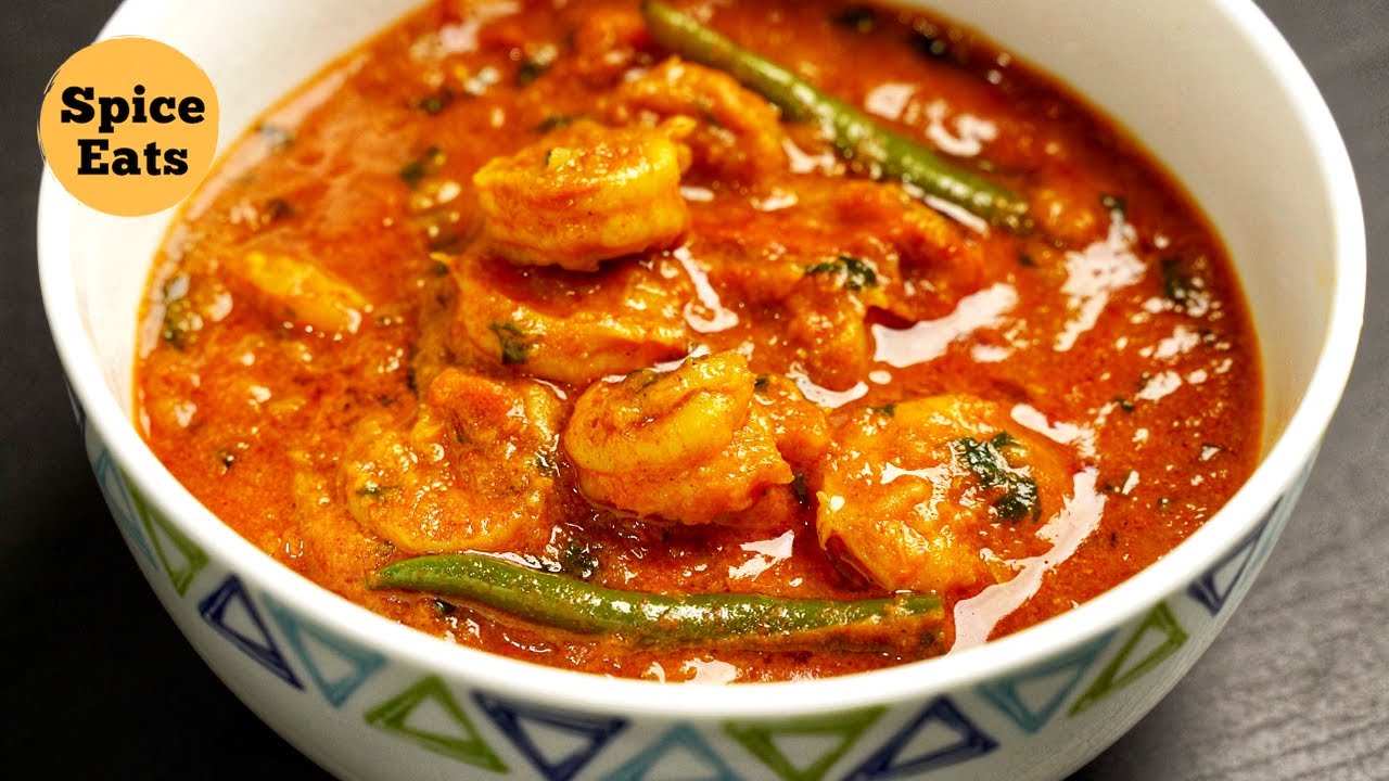 SPICE EATS PRAWN CURRY | PRAWNS GRAVY RECIPE | PRAWN MASALA CURRY - YouTube