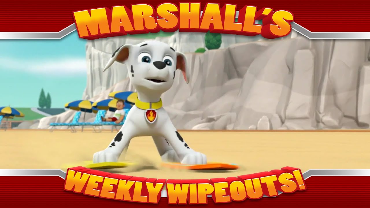 Marshall's Weekly Wipeouts! (Season 4 - Sea Patrol: Pups Save Tilly ...