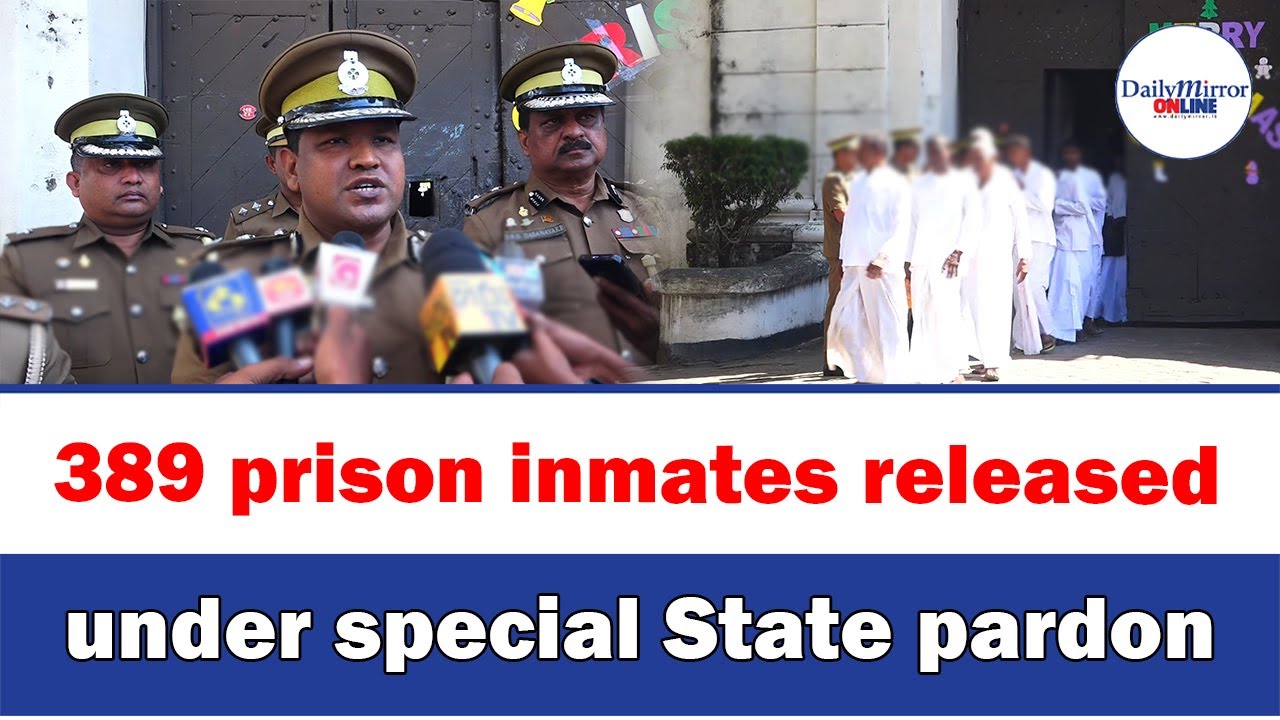 389 prison inmates released under special State pardon - YouTube
