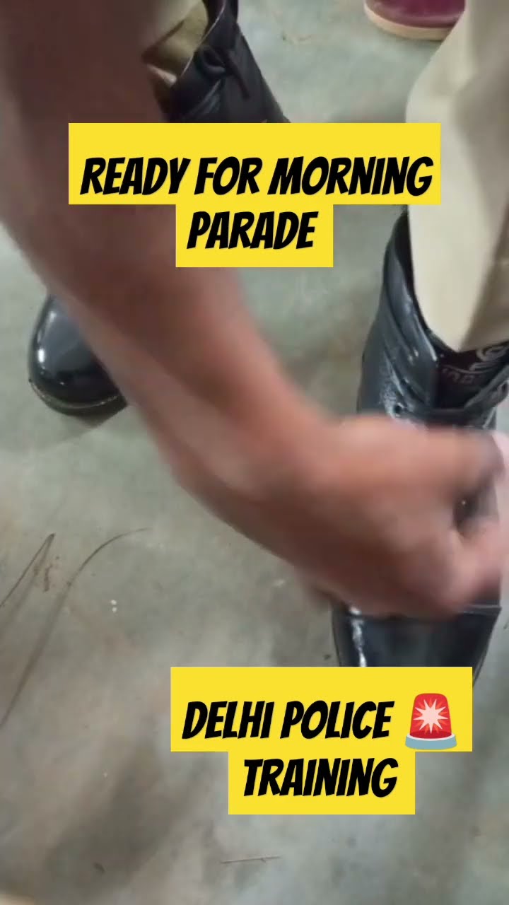 Ready for morning parade #delhipolice #police #vardi #training # ...