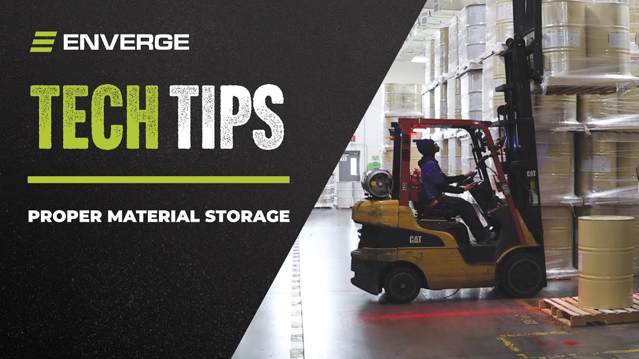 Enverge Tech Tips - Proper Material Storage - YouTube