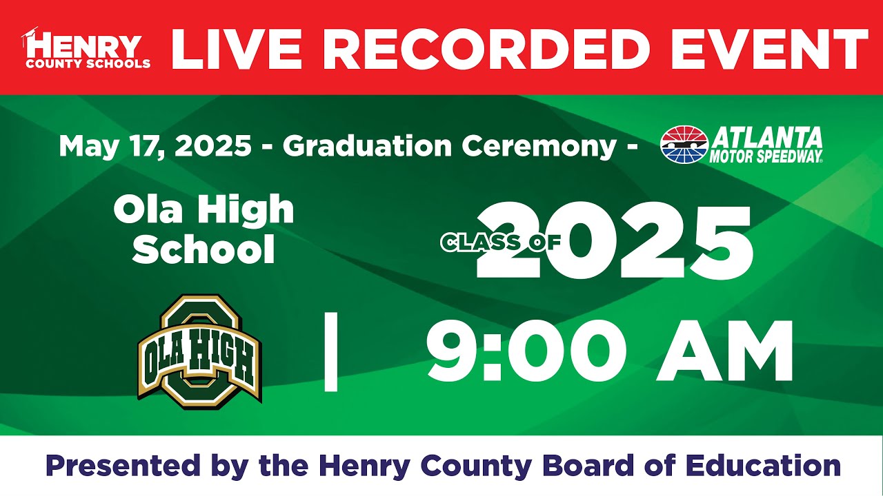 2025 Ola High School Commencement - YouTube