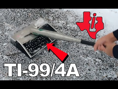 Bored Smashing - RARE COMPUTER?! TI-99/4A - YouTube