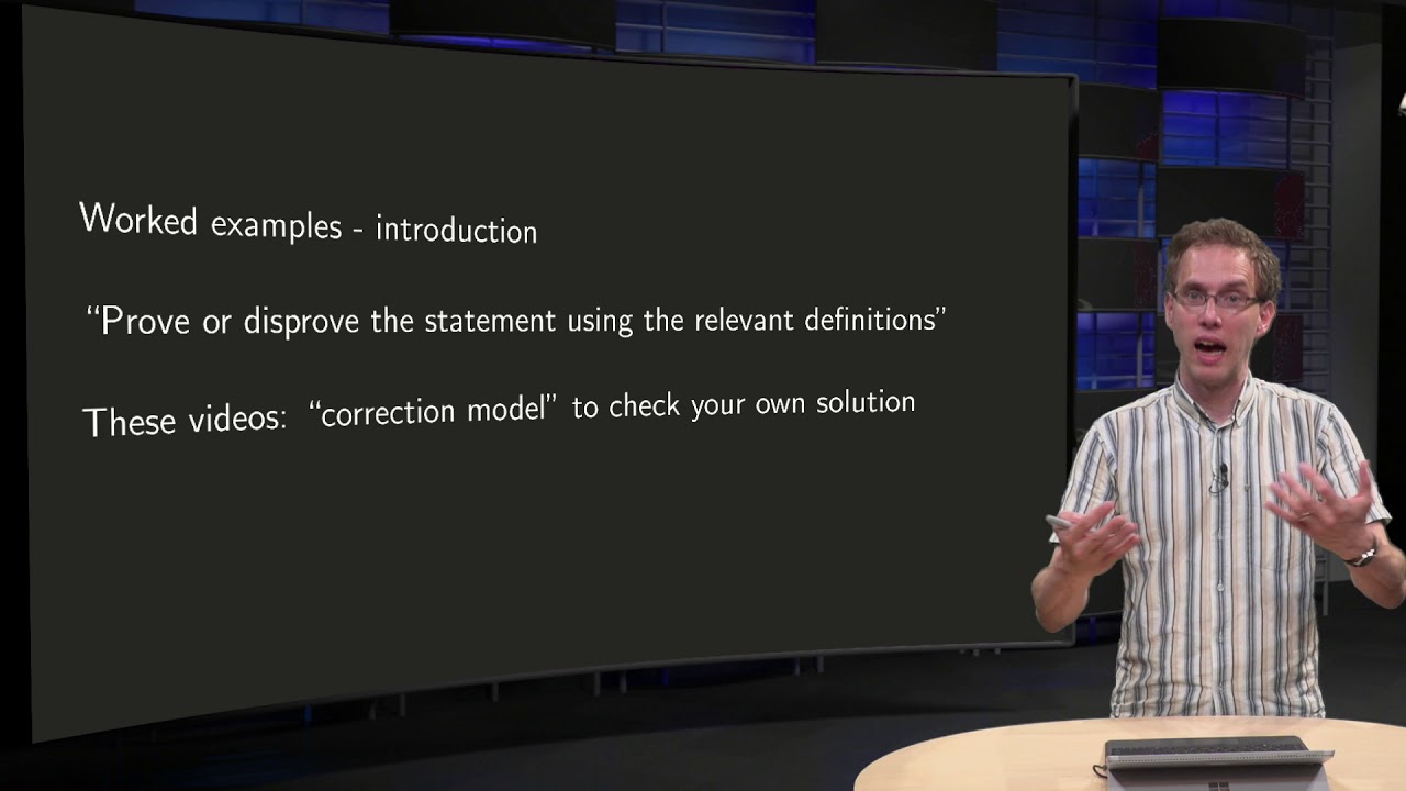 Worked examples - introduction - YouTube