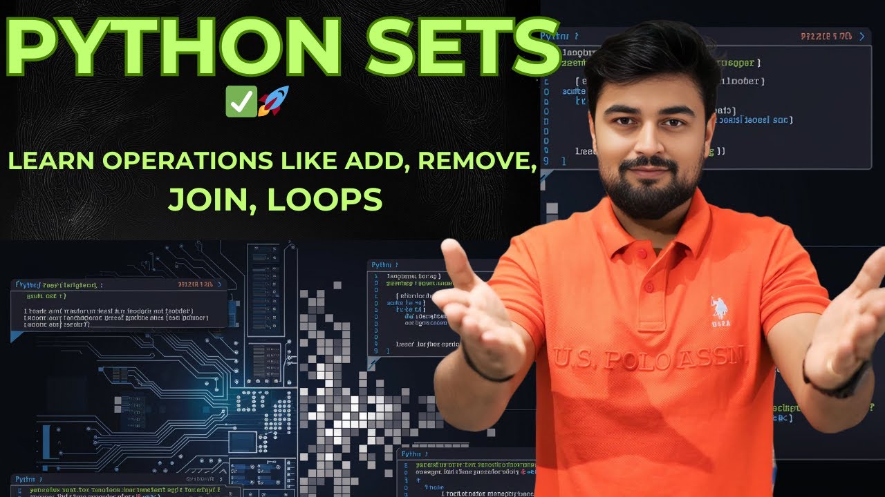 08 Python Sets | Learn Add, Remove, Join, Loop & More (Beginner's ...